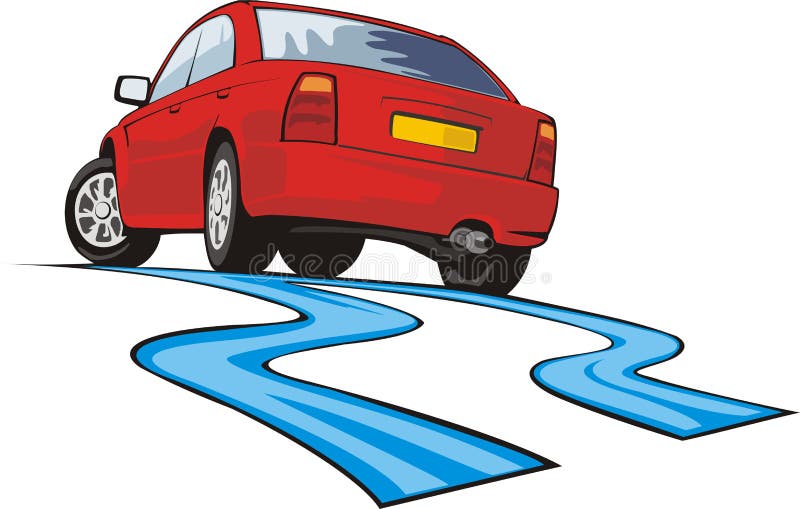 Car drift stock vector. Illustration of snowdrift, road - 13139818
