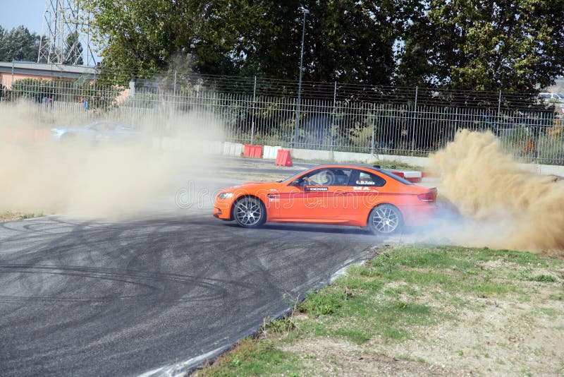 Car drifting editorial stock image. Image of skilled - 45550599