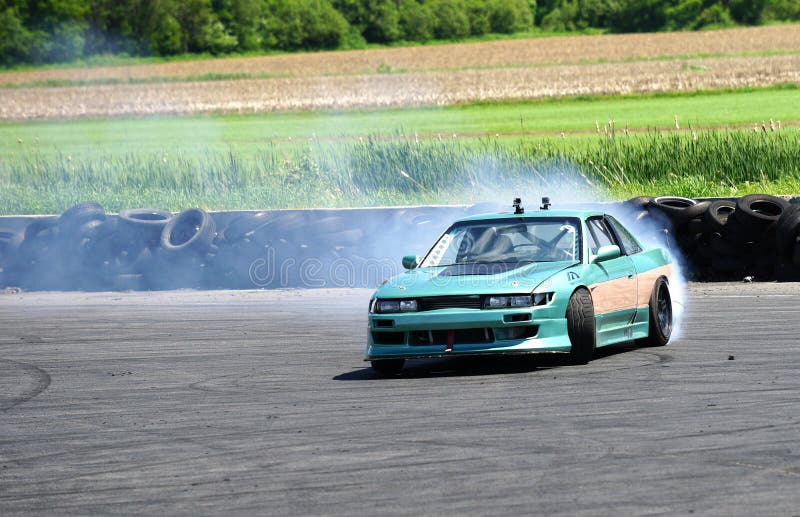 Car drifting editorial image. Image of auto, competitor - 41547060