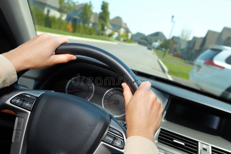 Car light trails - driver stock photo. Image of driving - 2855530