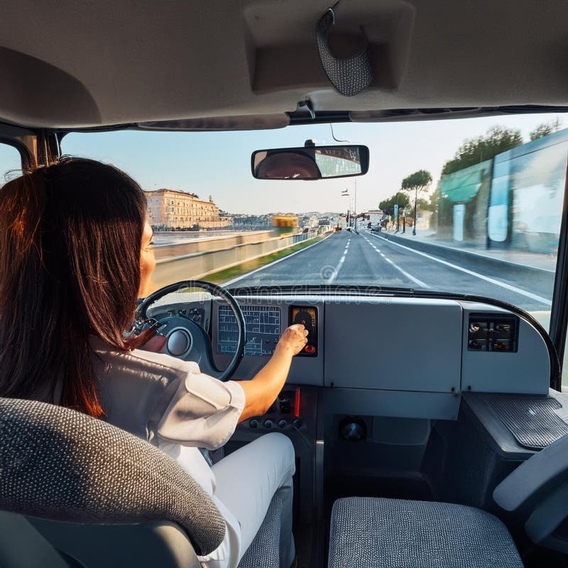 Car driver, AI generated stock illustration. Illustration of drive ...