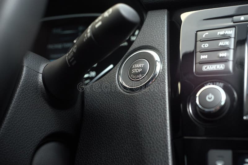 Car Driver Starting the Engine Stock Photo - Image of automotive, hand ...