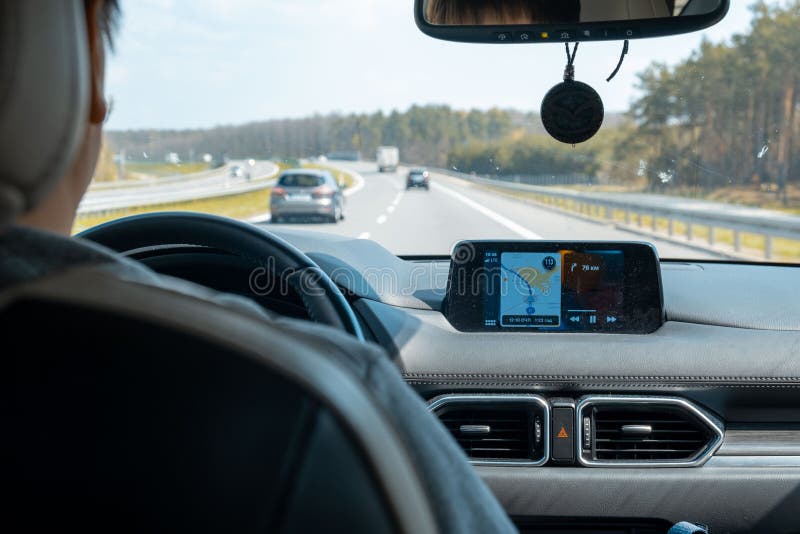 Car Driving Concept Vie from Inside Stock Photo - Image of lifestyle ...