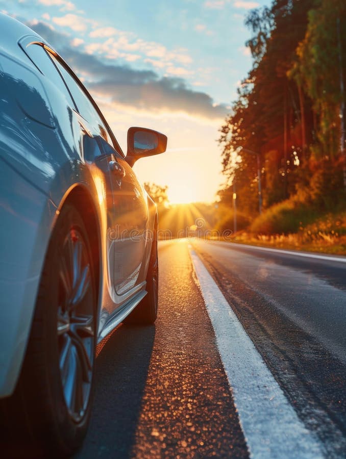 1,185 Car Driving Down Road Sun Stock Photos - Free & Royalty-Free ...