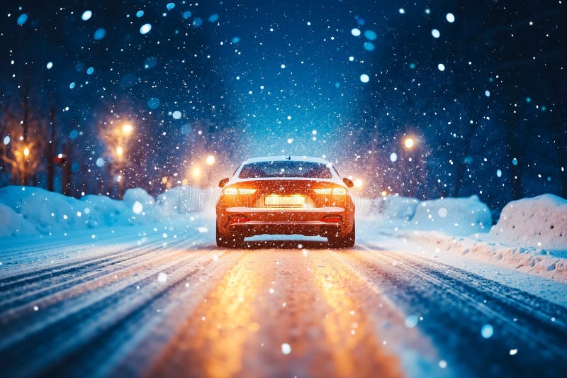 11,868 Snowy Road Night Stock Photos - Free & Royalty-Free Stock Photos ...