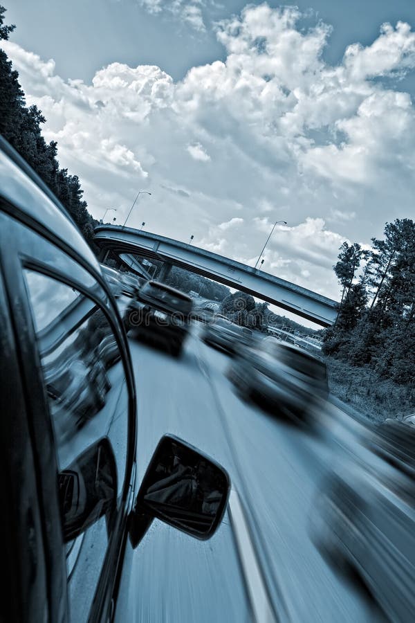 Fast cars stock image. Image of roadside, blur, speeding - 832547