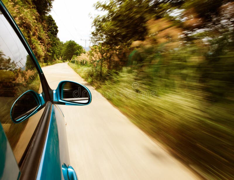 Car driving fast stock photo. Image of move, color, outdoors - 32211106