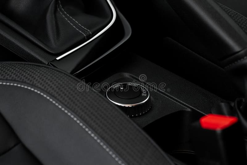Car driving mode switch. stock image. Image of equipment - 267011179