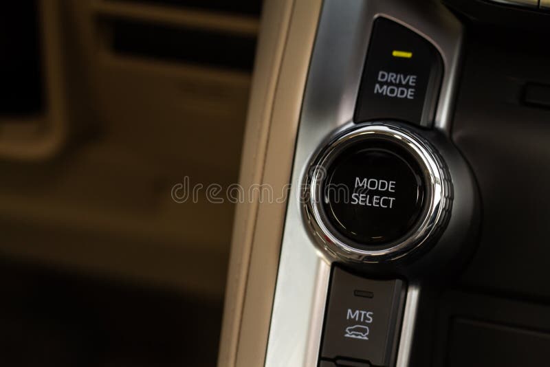 Car driving mode switch. stock photo. Image of switch - 267548548