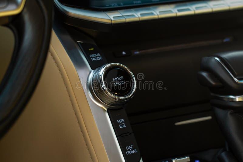 Car driving mode switch. stock photo. Image of transport - 267549396