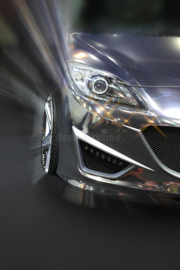 Car Driving on a Motorway at High Speed Stock Image - Image of freedom ...