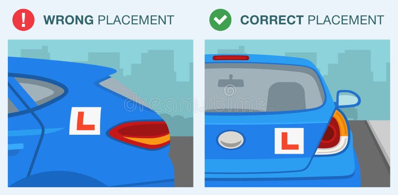 Learners Plate Stock Illustrations – 17 Learners Plate Stock ...