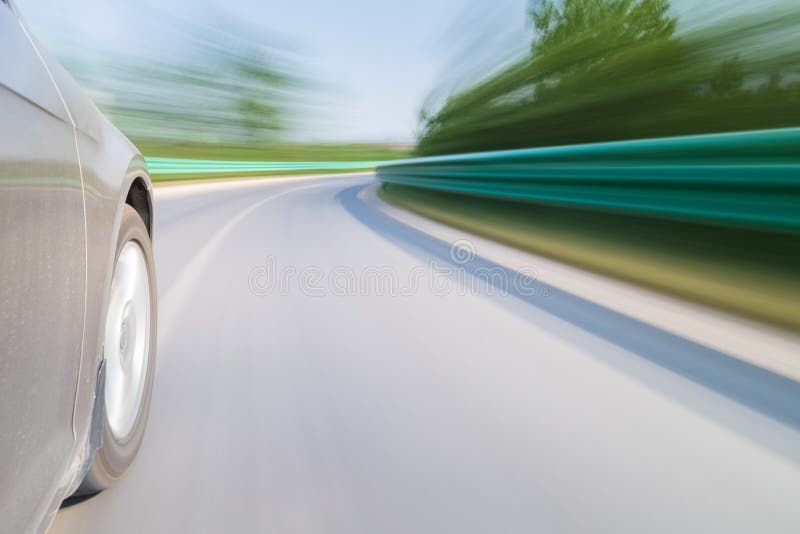 Car driving on the ramp stock photo. Image of driving - 185858208