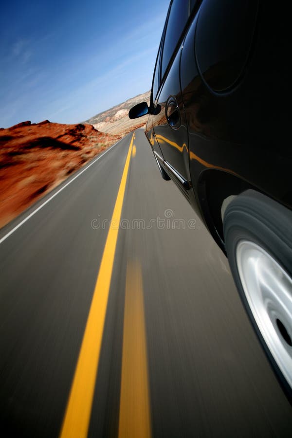 Car Driving Fast stock photo. Image of rural, drive, path - 9885390
