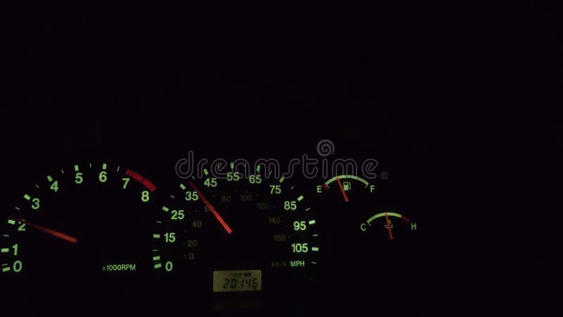 Car speedometer dashboard stock footage. Video of race - 275314466