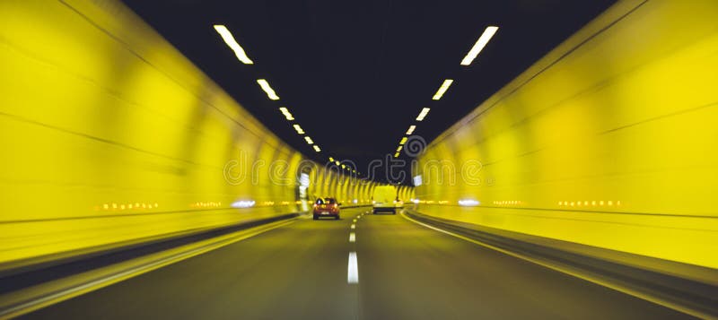 Driving through tunnel stock photo. Image of road, travel - 5184272
