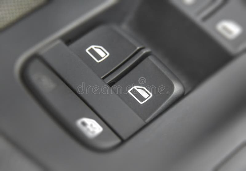 Car Electric Window Button Power Switch Plastic Component on Door Stock ...