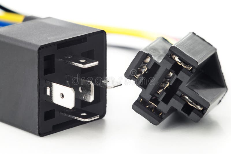 Car Electromagnetic Relay Switch. Car Automotive Sensor Stock Photo ...