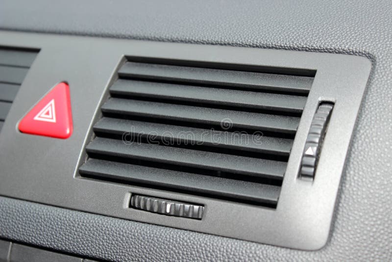 Car Emergency Button Air Conditioning System Elements Stock Photos ...