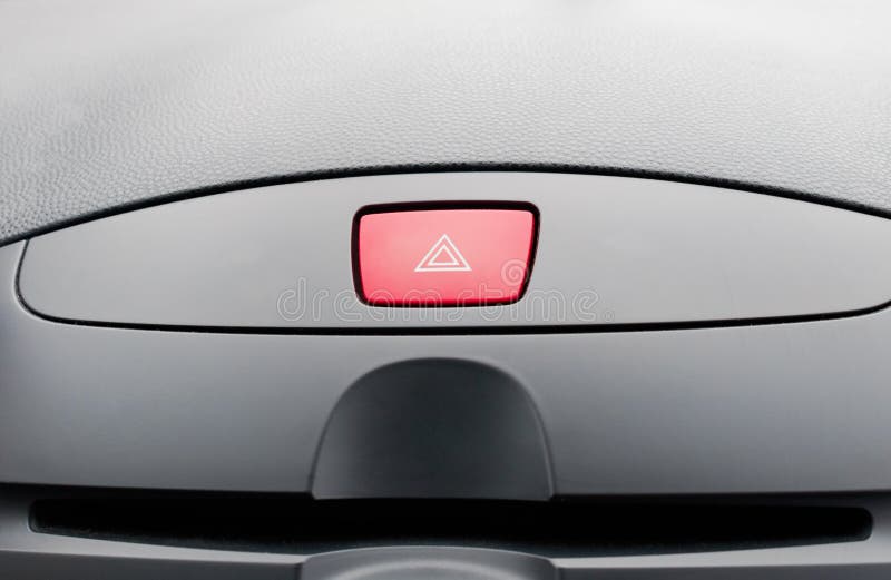 Car Emergency Button in Car Stock Image - Image of automobile, command ...