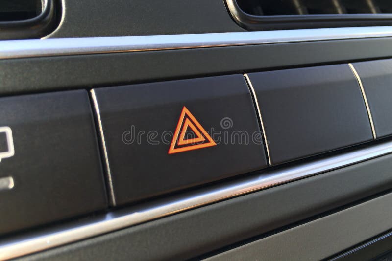 Car Emergency Button in a Modern Car Stock Photo - Image of assistance ...