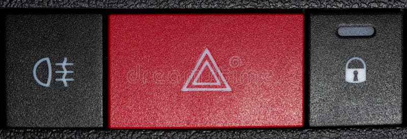 Car emergency buttons stock photo. Image of emergency - 37093446