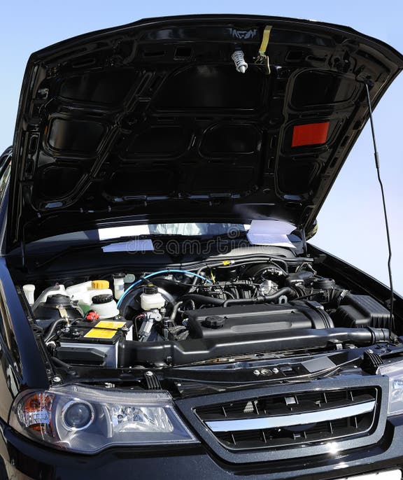 Car Engine stock image. Image of luxury, metal, expensive - 14006565