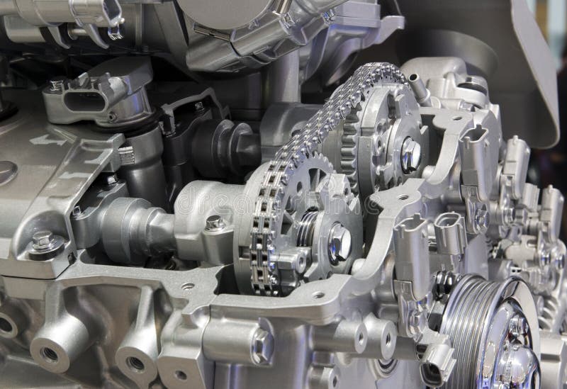Car engine stock image. Image of automobile, modern, metal - 14229905