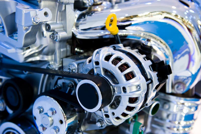 Automotive Industry - Engines Stock Image - Image of technical, line ...