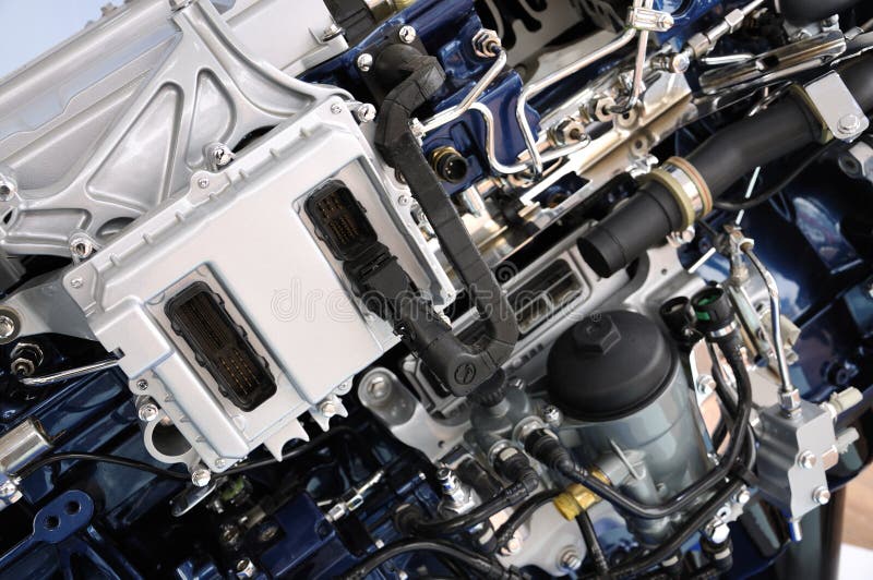 Manufacturing of Car Engine Stock Image - Image of manufacture ...