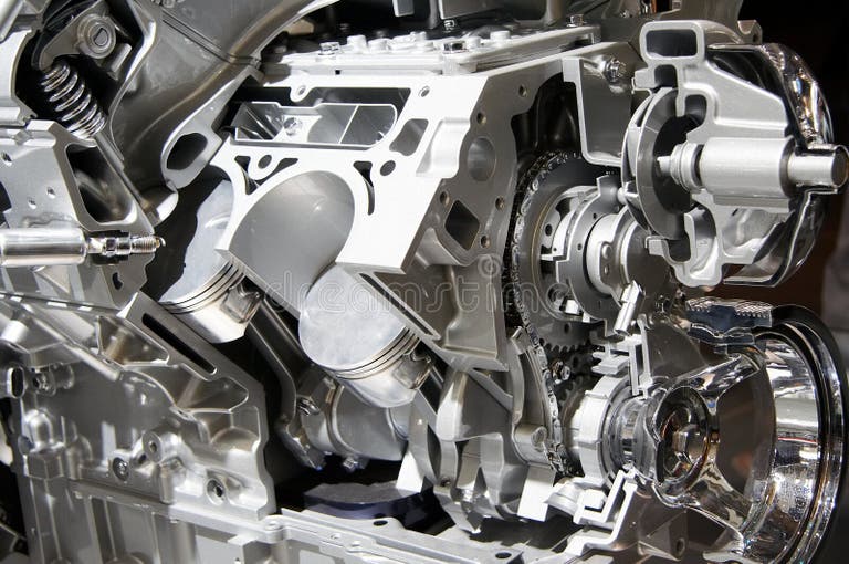 Car engine stock image. Image of auto, automotive, cylinder - 5283083