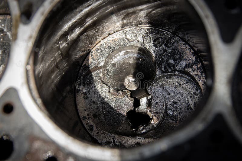 Car engine breakdown stock image. Image of machine, piston - 307051865