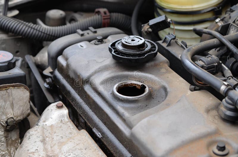 Car engine stock image. Image of cover, close, outdoor - 48625465