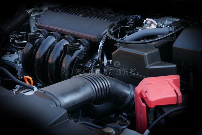 Timing Chain from a Car Engine. Stock Photo - Image of engineering ...