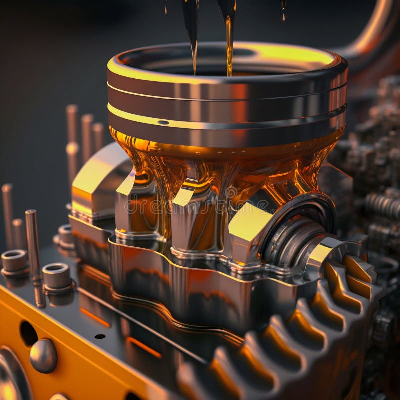 Car Engine Close Up. Generative AI Stock Illustration - Illustration of ...