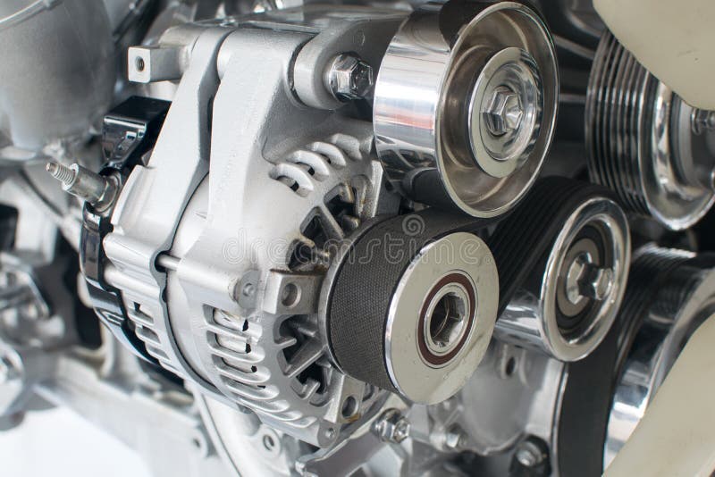 Car engine closeup stock image. Image of mechanic, electric - 48980057