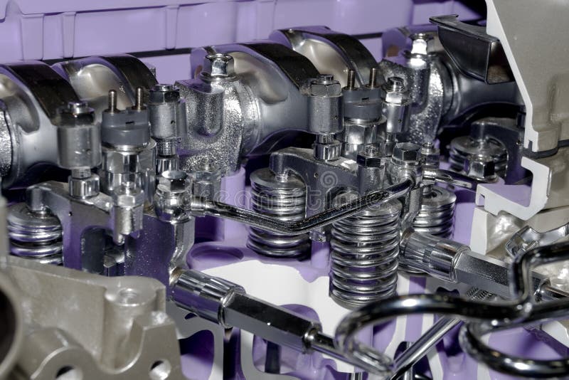 Car engine detail stock image. Image of metal, springs - 6800219