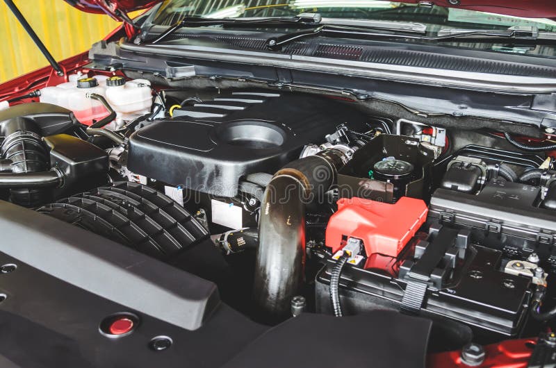 Car engine detail stock image. Image of motor, diesel - 150711619