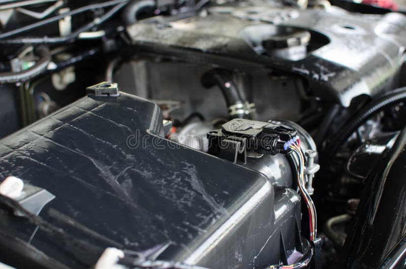 Car engine detail stock image. Image of industry, mechanic - 152077413