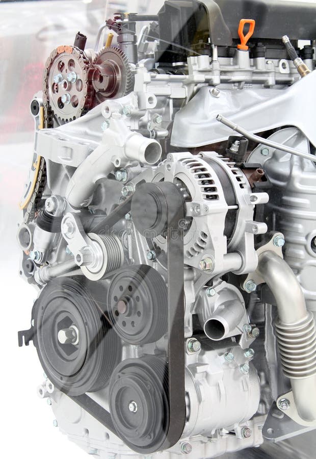 Car engine detail stock photo. Image of mechanism, iron - 30612098