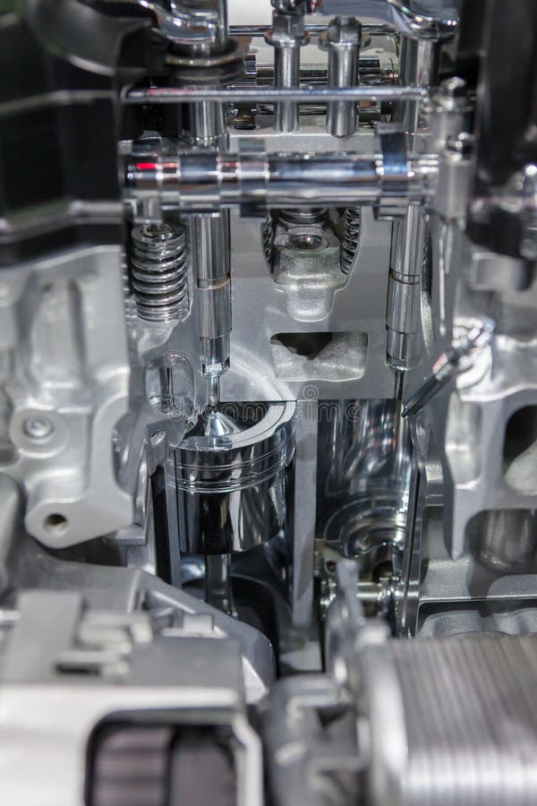 Car engine detail stock photo. Image of chrome, energy - 73028308