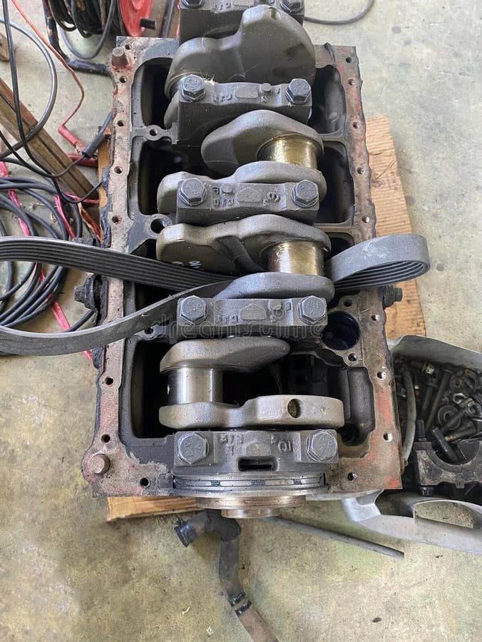 Car Engine, Engine Parts of a Car Stock Photo - Image of detail, tool ...