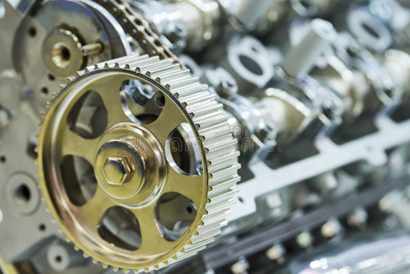 Engine Gear Wheels, Industrial Concept Background Stock Photo - Image ...