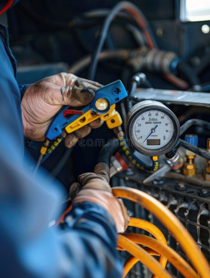 Car Engine Inspection stock photo. Image of auto, gauge - 374299880
