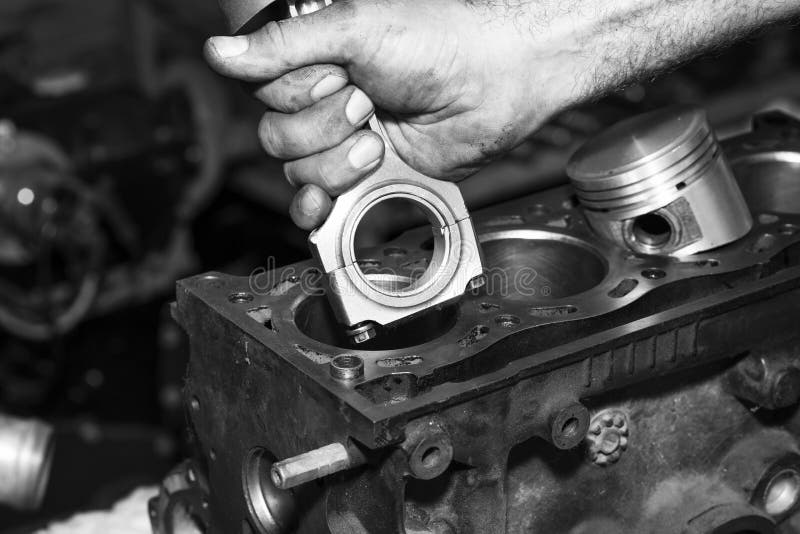 Car Engine Intake Side Receiver Stock Photo - Image of spark, valve ...