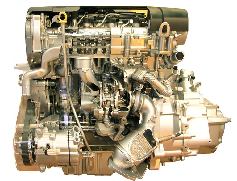 Car Engine Isolated on White Stock Photo - Image of engine, luxury: 4825438