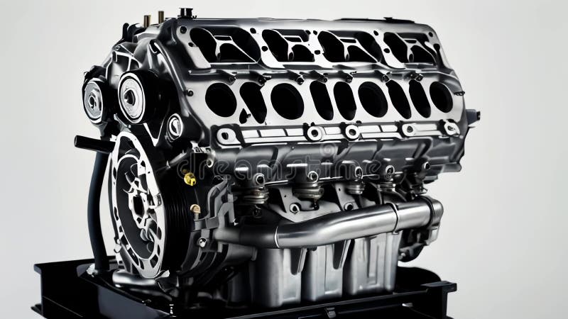 An Industrial Engine Transparent Modern High-tech Centrifugal Electric ...