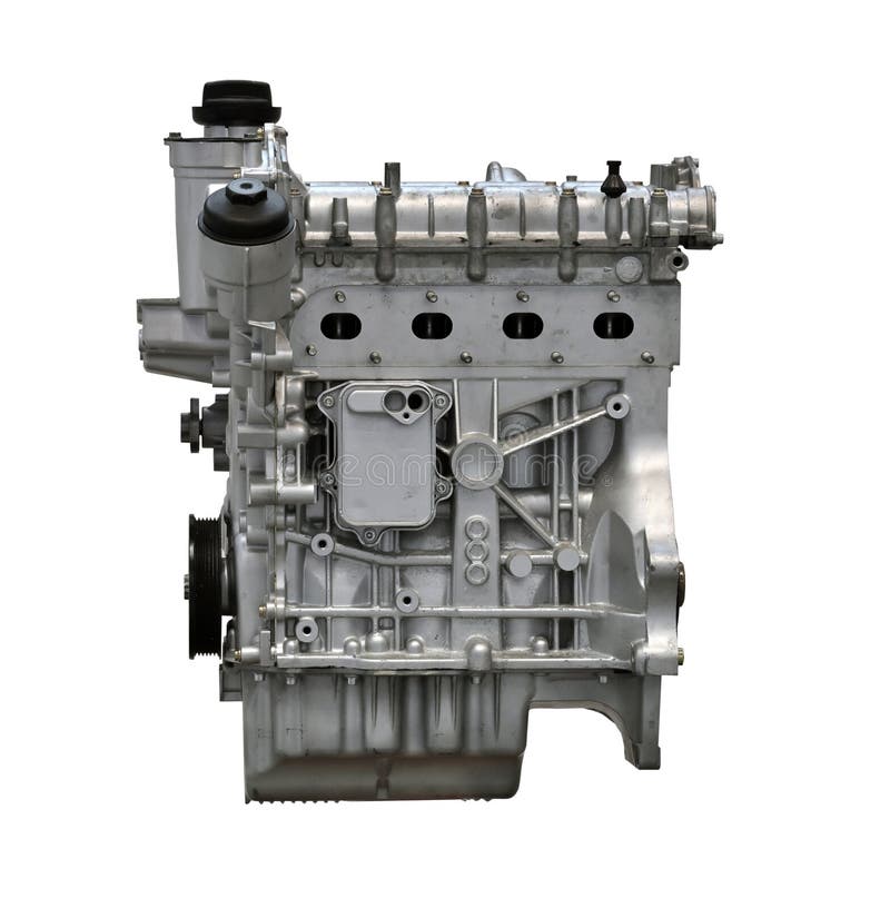 Car Engine Isolated on White Stock Photo - Image of internalcombustion ...