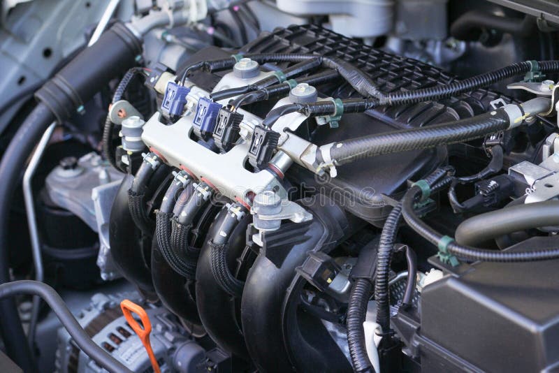 Car of engine. stock image. Image of inspection, change - 136670691