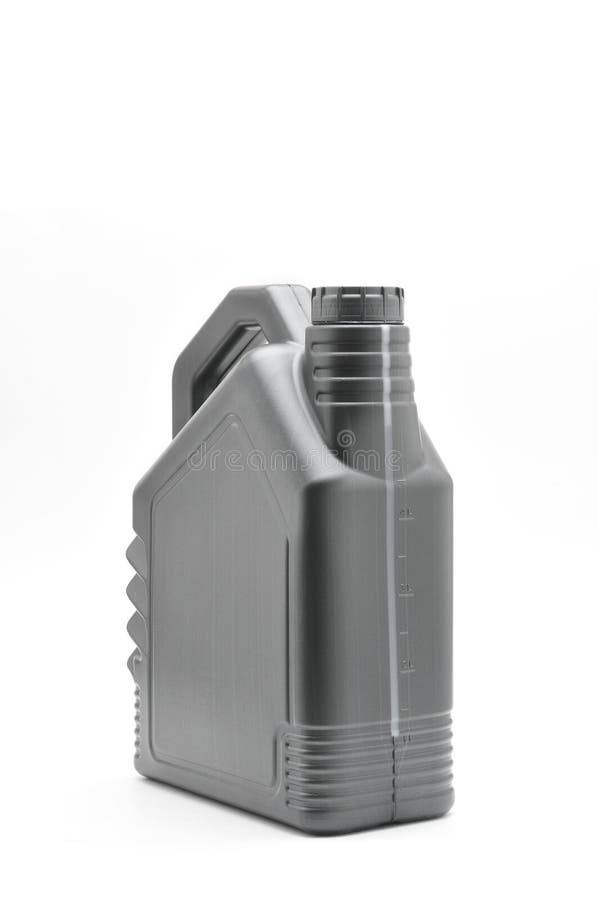 Car Engine Oil Container and Engine Oil Filter Isolated on White ...